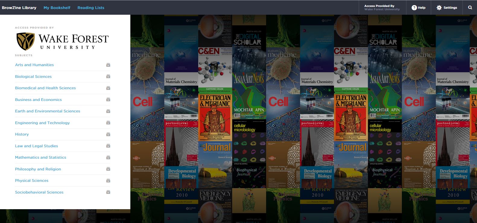Resource Review: Browzine Web - ZSR Library Resource Review: Browzine Web - ZSR Library