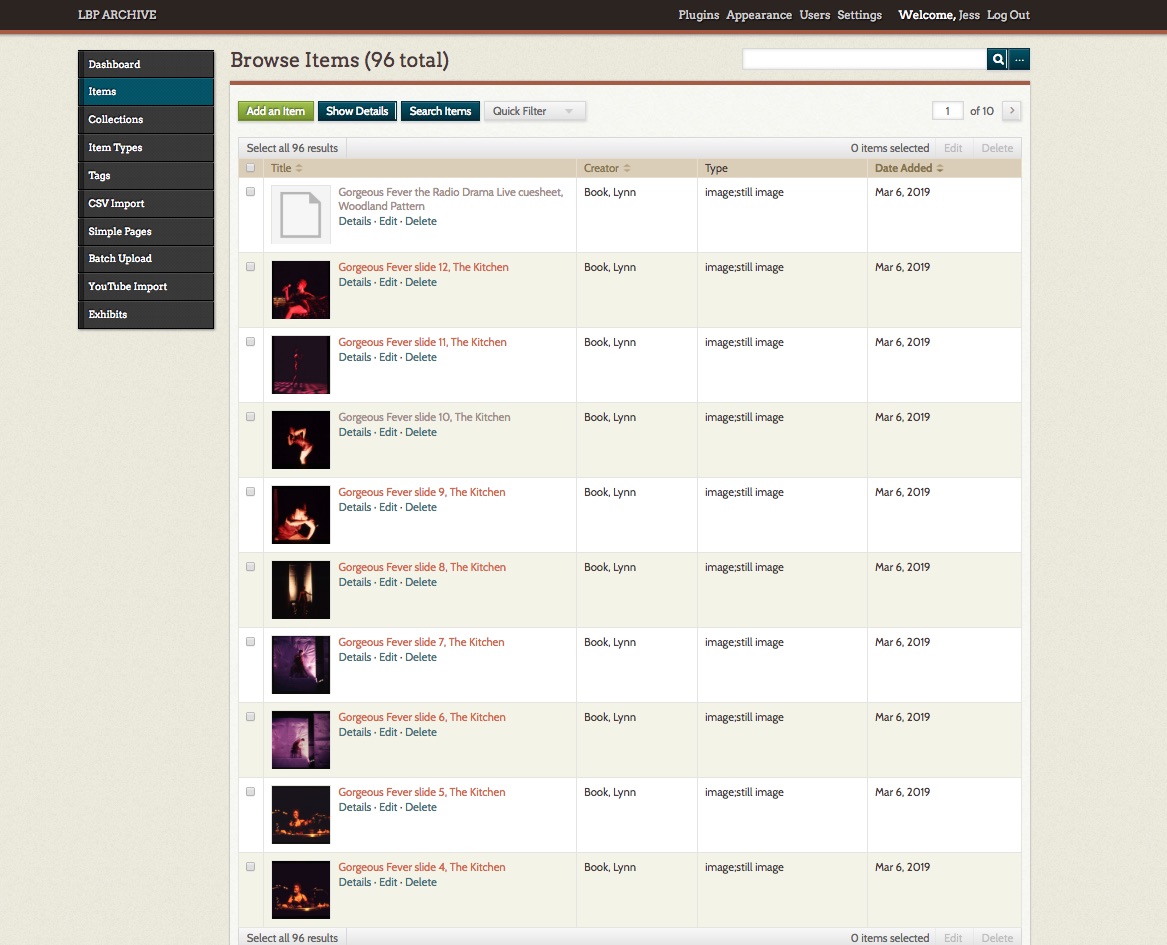 Performing the Archive: Omeka and AWS - ZSR Library