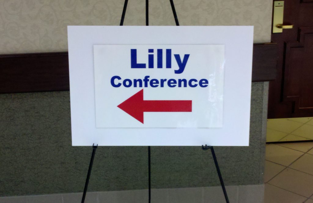 Gretchen at 2011 Lilly Conference - ZSR Library
