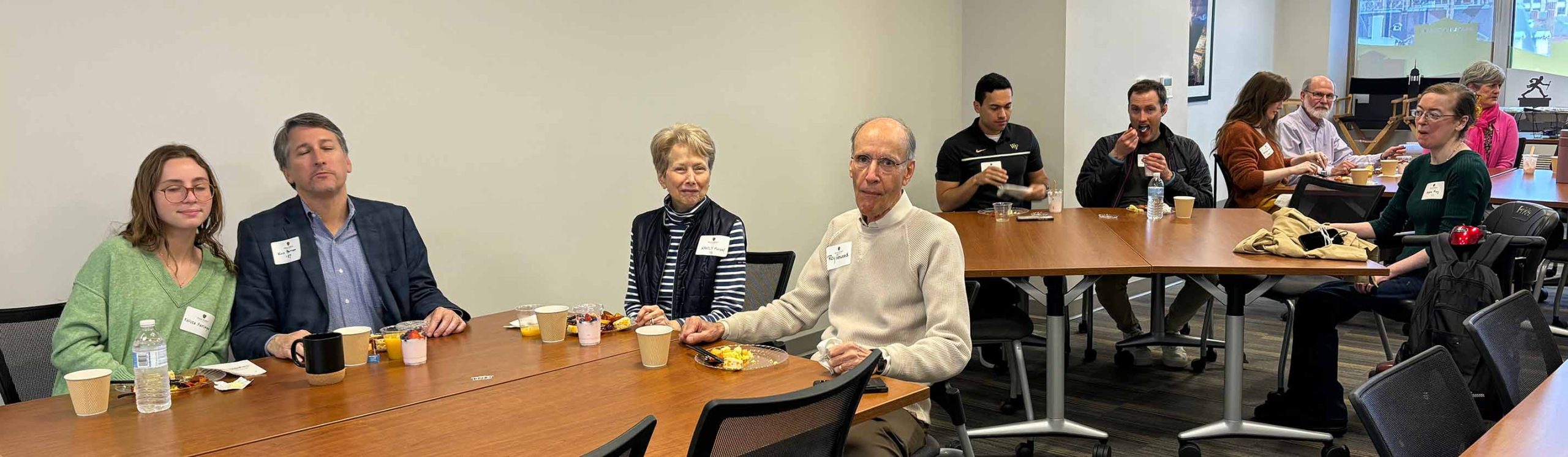 Roz and Hu at Wake Washington - ZSR Library