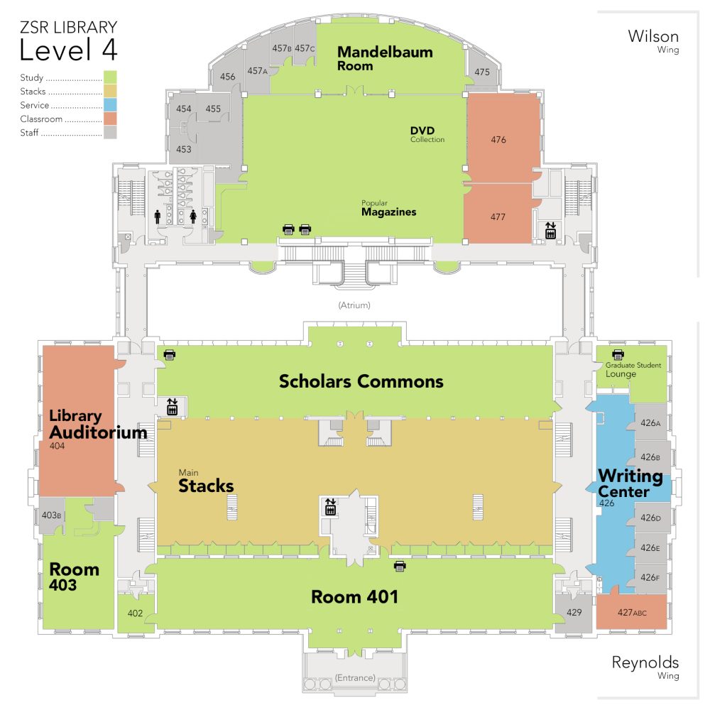 ZSR Library Level 4 - About the Library - ZSR Library